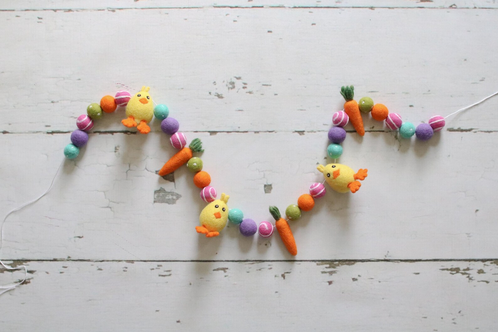 Easter Felt Banner, Chick Banner, Easter Felt Garland, Spring Garland ...