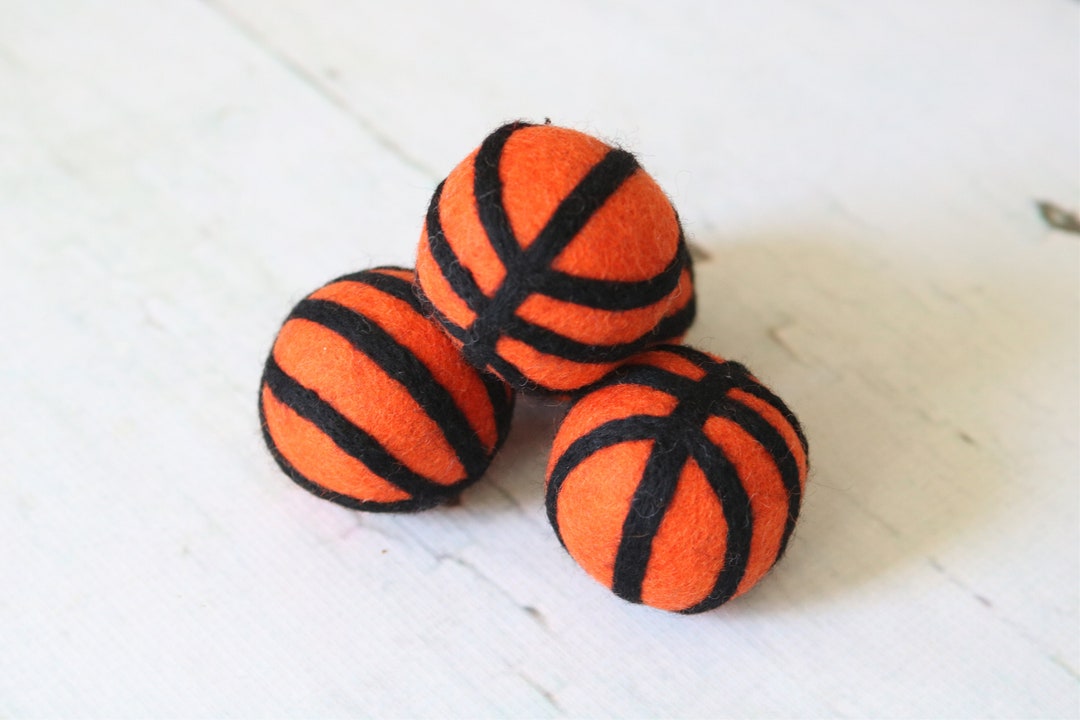 Felt Basketball, Photography Prop, Tier Tray Decor, Shelf Decor, Gift ...