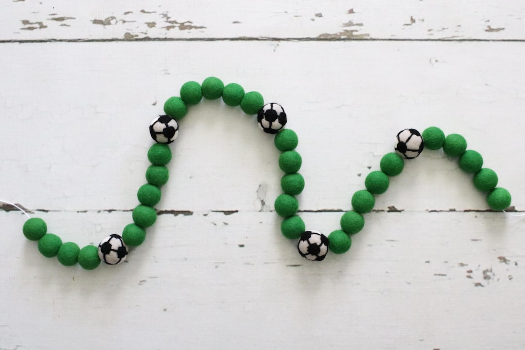 Sports Felt Ball Garland, Sports Banner, Felt Ball Banner, Soccer ...