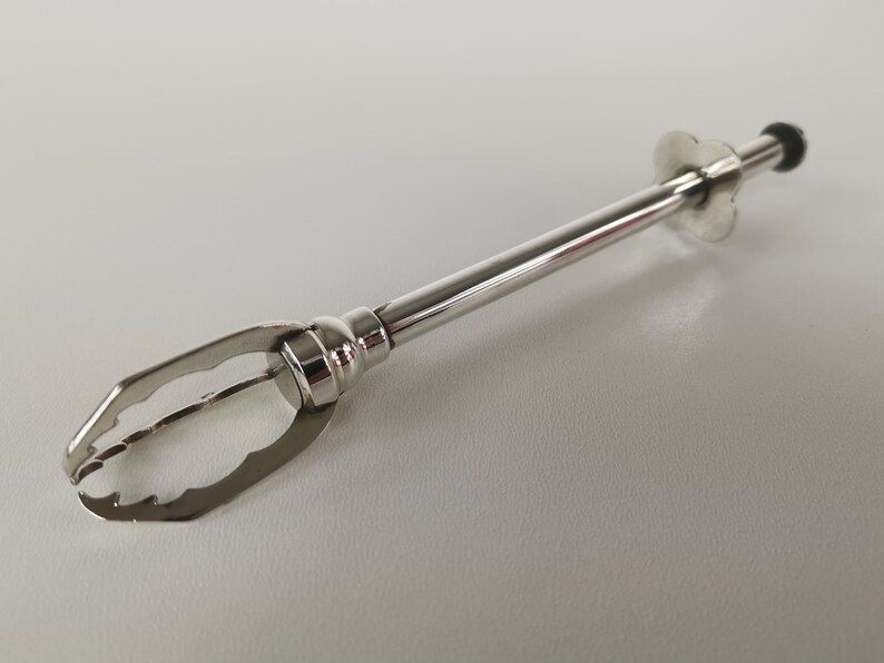 French Vintage Ice Bucket With Tongs / Bar Equipment / Ice Cube Grabber ...