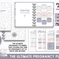 Pregnancy Planner Printable, Printable Pregnancy Journal, Expecting Mom ...