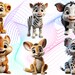 Cartoon MAMMALS Pack #2! Clipart Bundle - Transparent Background ...