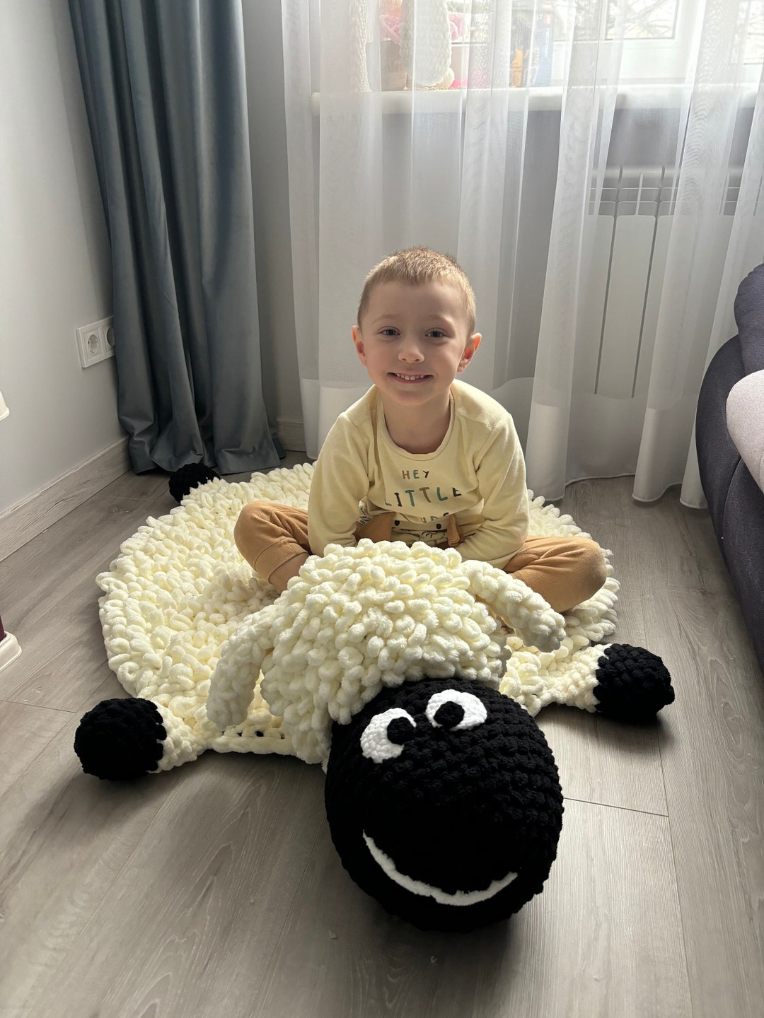 Shaun the Sheep, Play Mat Sheep, Children's Rug, Decor in the Nursery ...