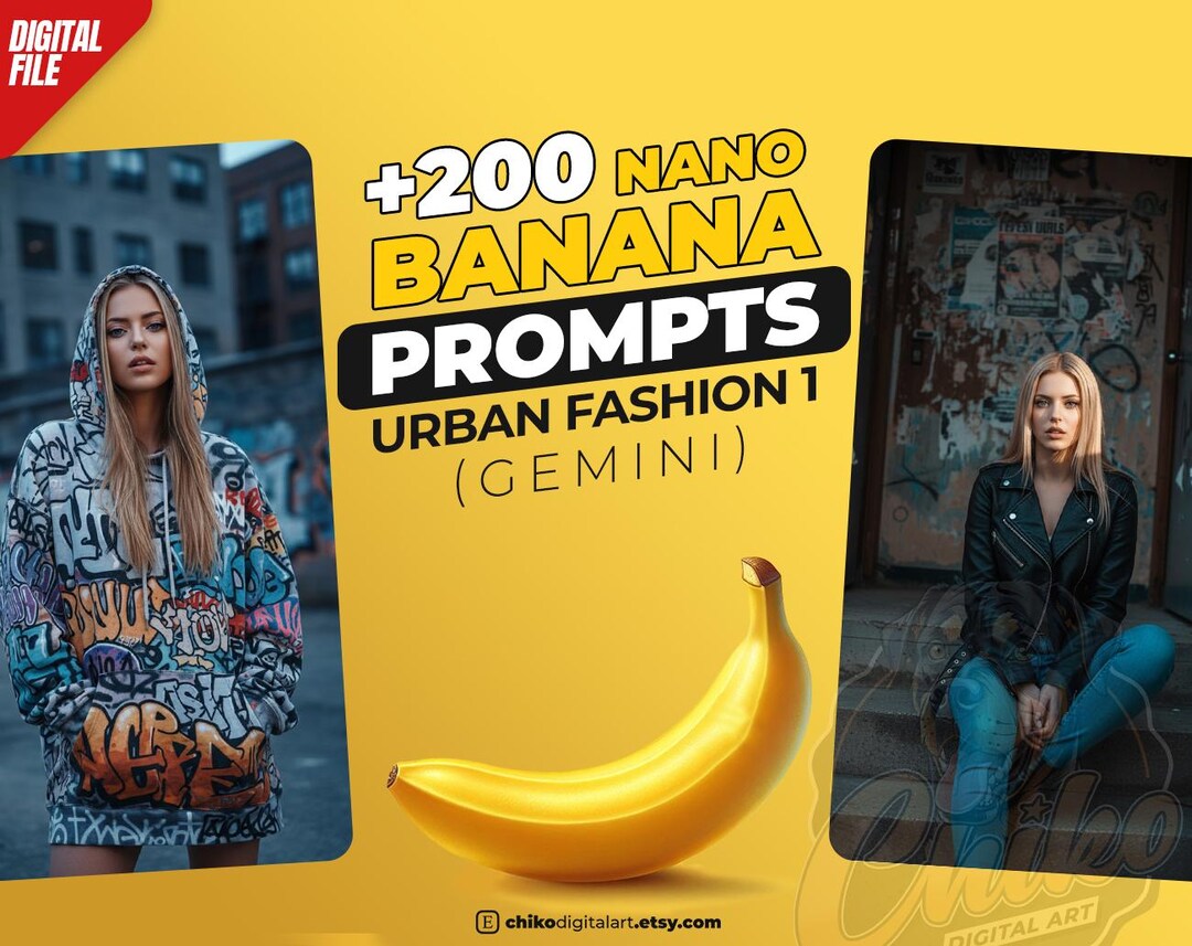 200 prompts realistas de moda urbana Nano Banana com IA | Gerador de ...
