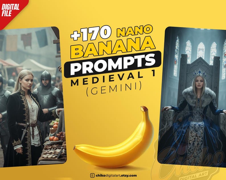 170 prompts realistas de Nano Banana Medieval 1 com IA | Gerador de ...
