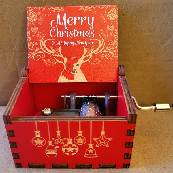 Hand Crank Music Box - Etsy