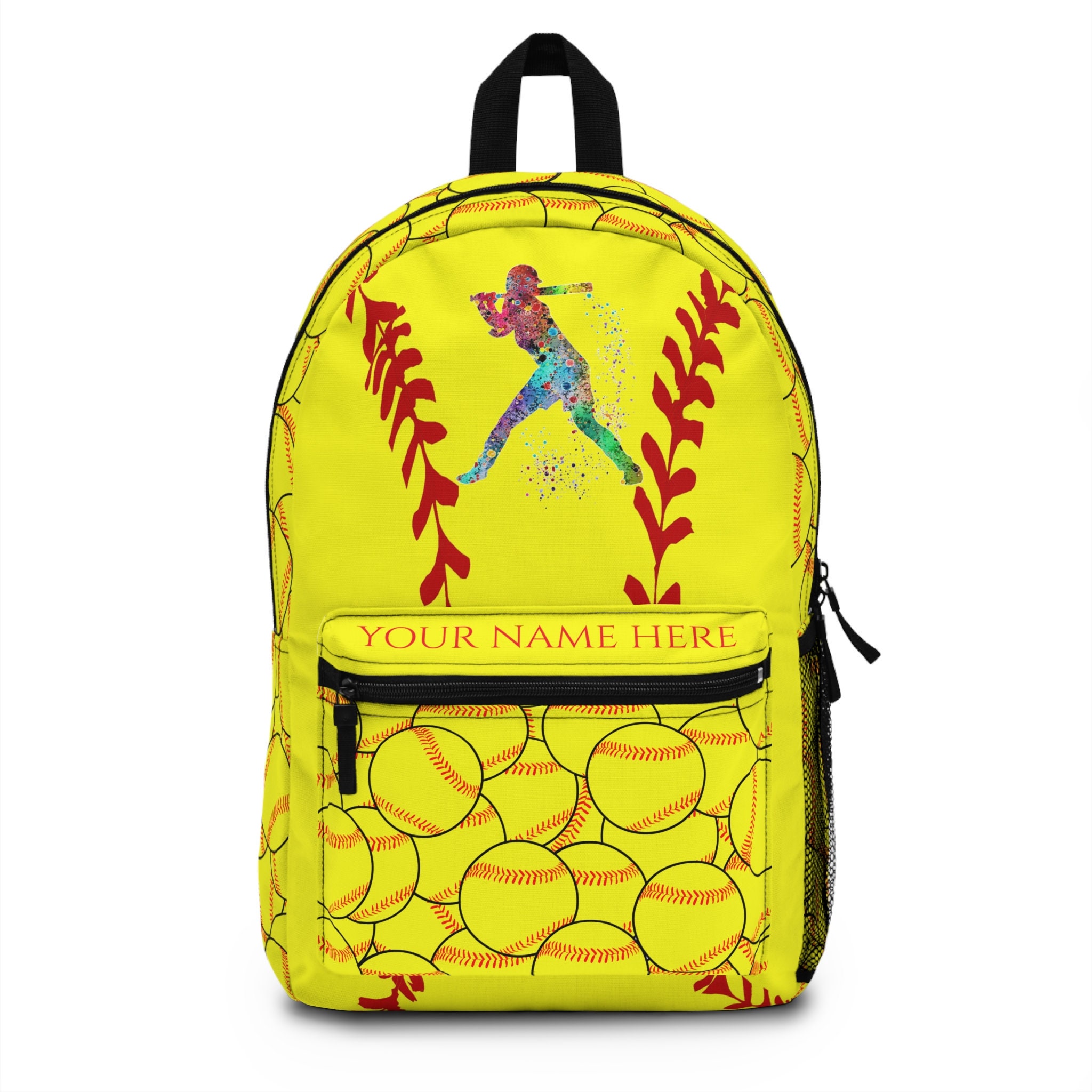 Girls Softball - Backpack Personalized - Etsy