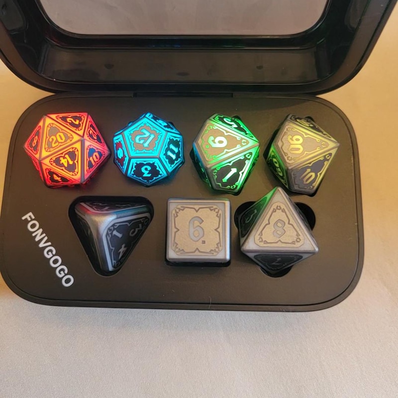 Glowing Dice - Etsy
