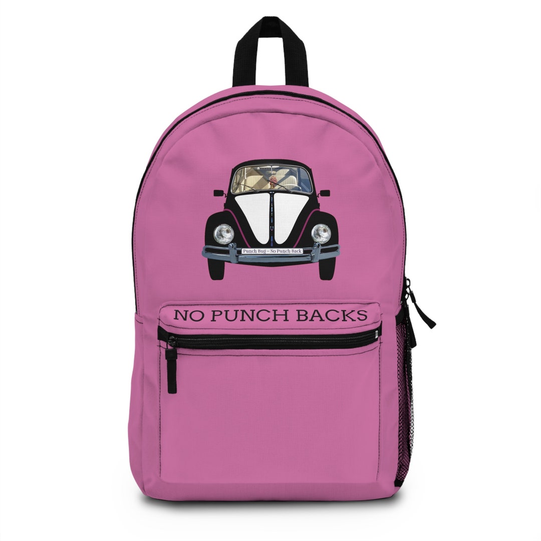 Punch Buggy No Punch Backs - Hippie Vibe Back to School Backpack - Etsy