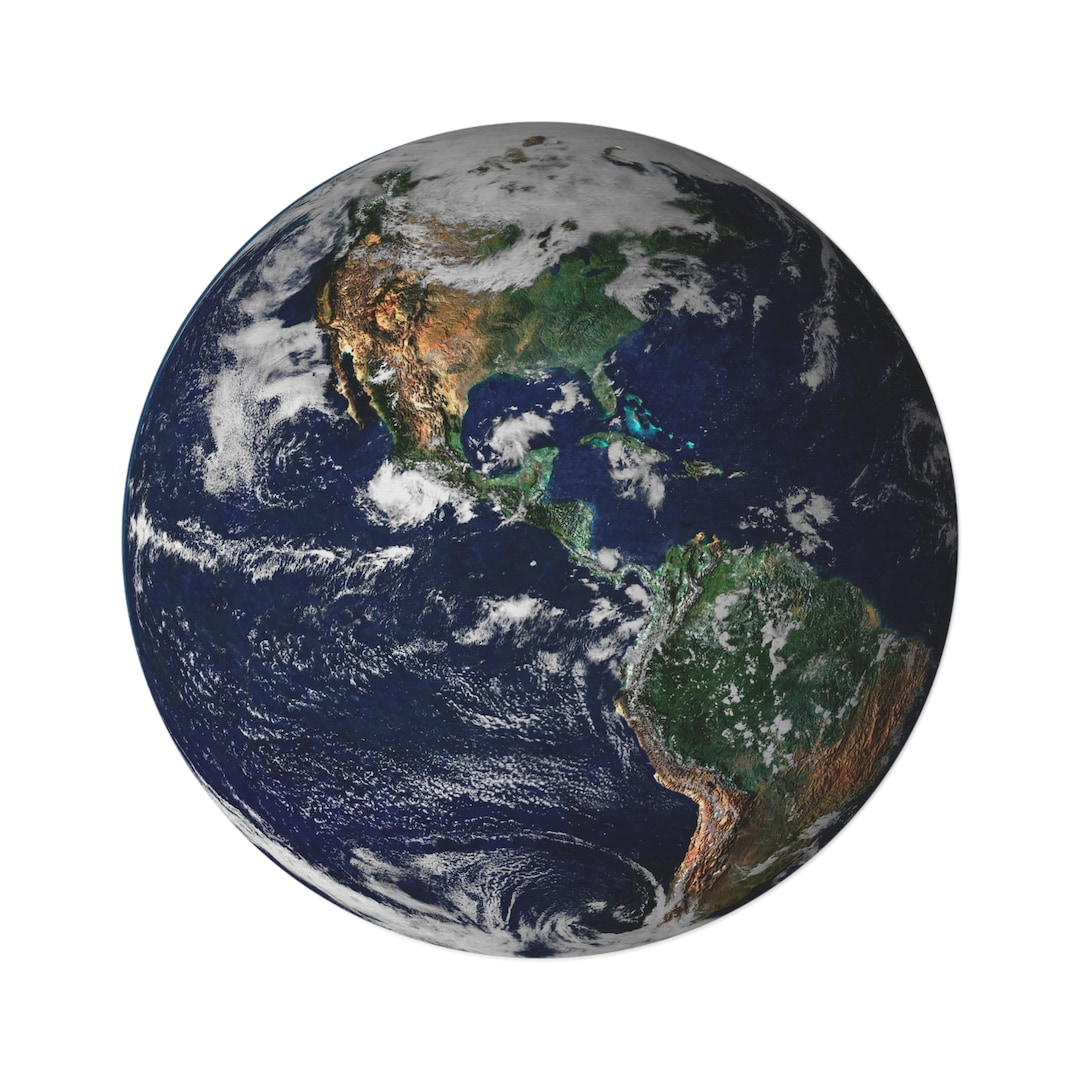 Planet Earth Round Rug - Etsy