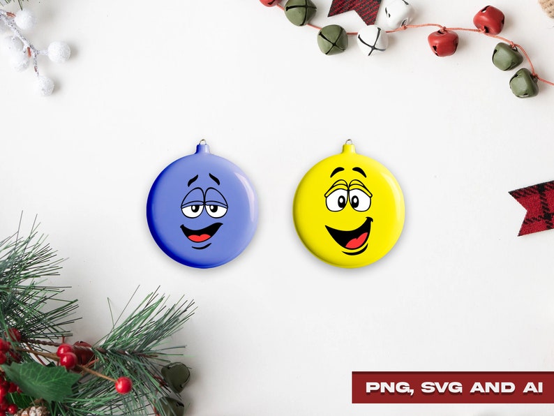 M and M Ornament SVG, PNG and Ai. - M Style Christmas Ornament - Cricut ...