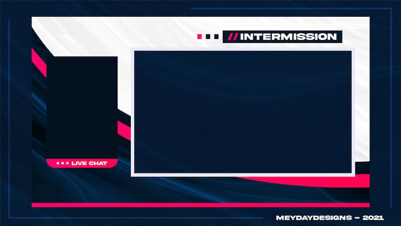 Wave UI Stream Overlay Package Twitch/kick/youtube - Etsy Australia