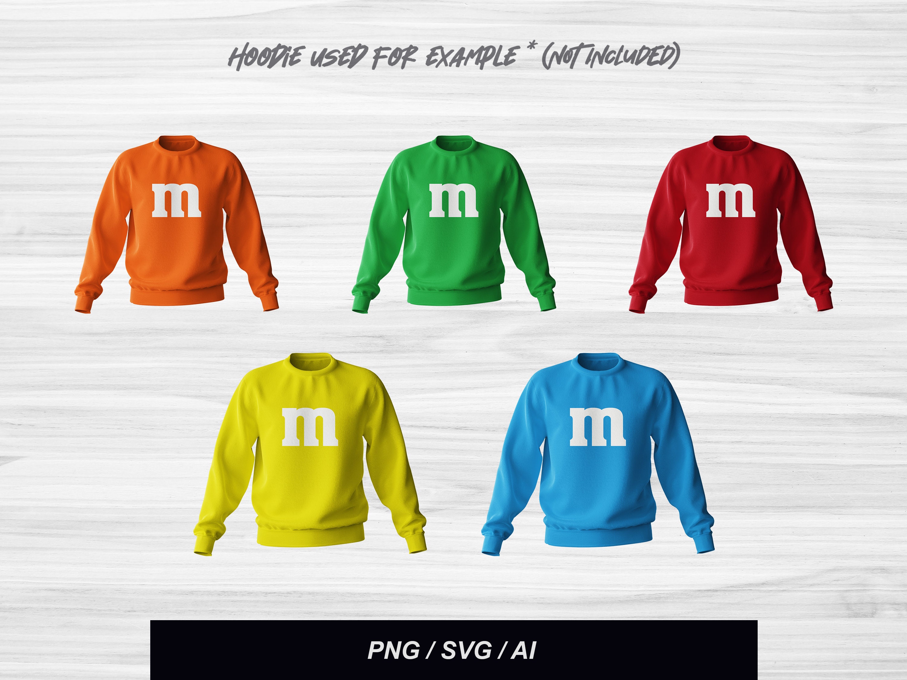 M Costume Style Logo - PNG/SVG/AVI - Etsy
