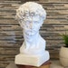 Bust of Michelangelos David Statue, Roman Sculpture Statues, Mosaic ...