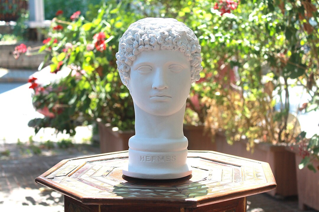 Hermes Bust, Hermes Head Statue, Ancient Greek Sculpture, Greek ...