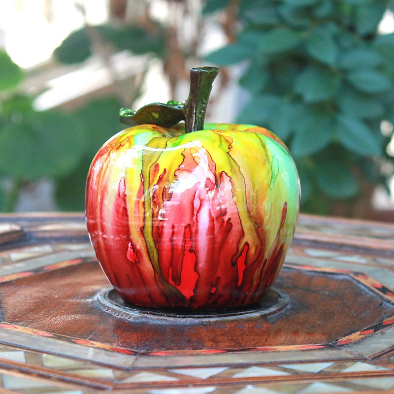 Apple Ornament - Etsy