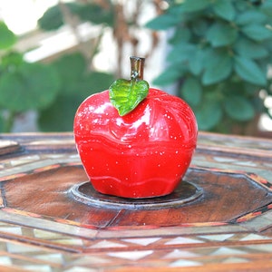 Red Apple Decor, Apple Ornament, Apple Kitchen Decor, Red Apple ...