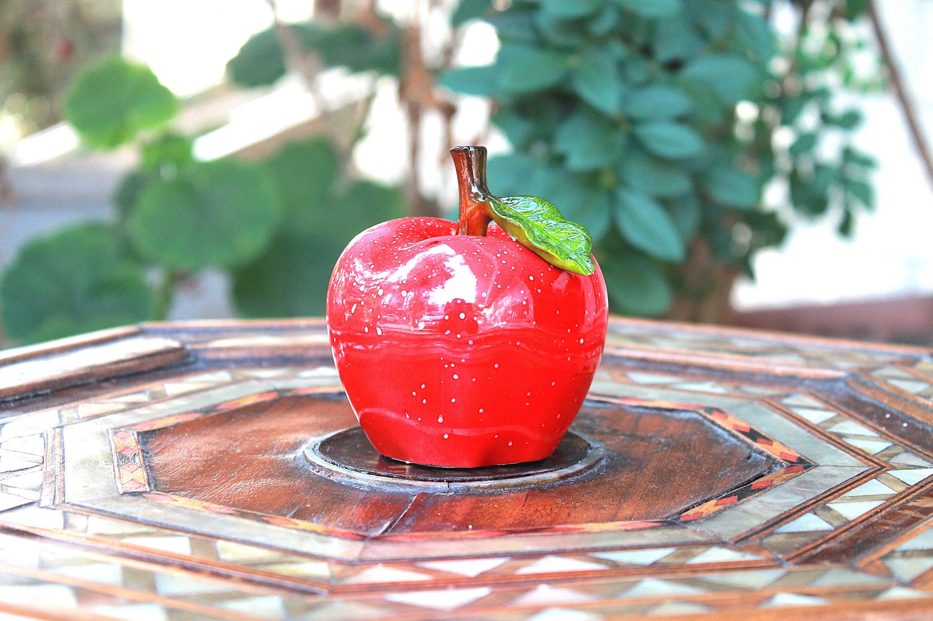 Red Apple Decor, Apple Ornament, Apple Kitchen Decor, Red Apple ...