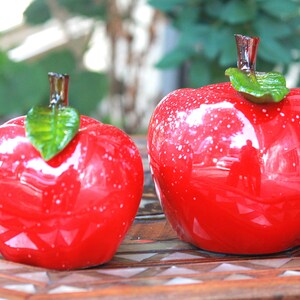 Red Apple Decor, Apple Ornament, Apple Kitchen Decor, Red Apple ...