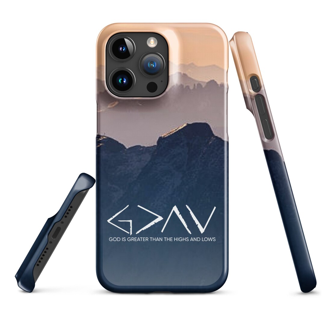 Gv God is Greater Than the Highs and the Lows Mountains Designer Snap ...