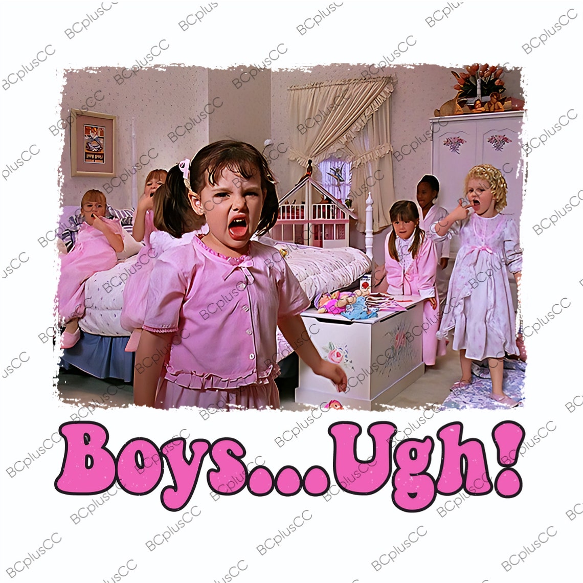 2 Pack Boys Ugh and Girls Ugh Png 300 Dpi Valentine Day Little Rascals ...