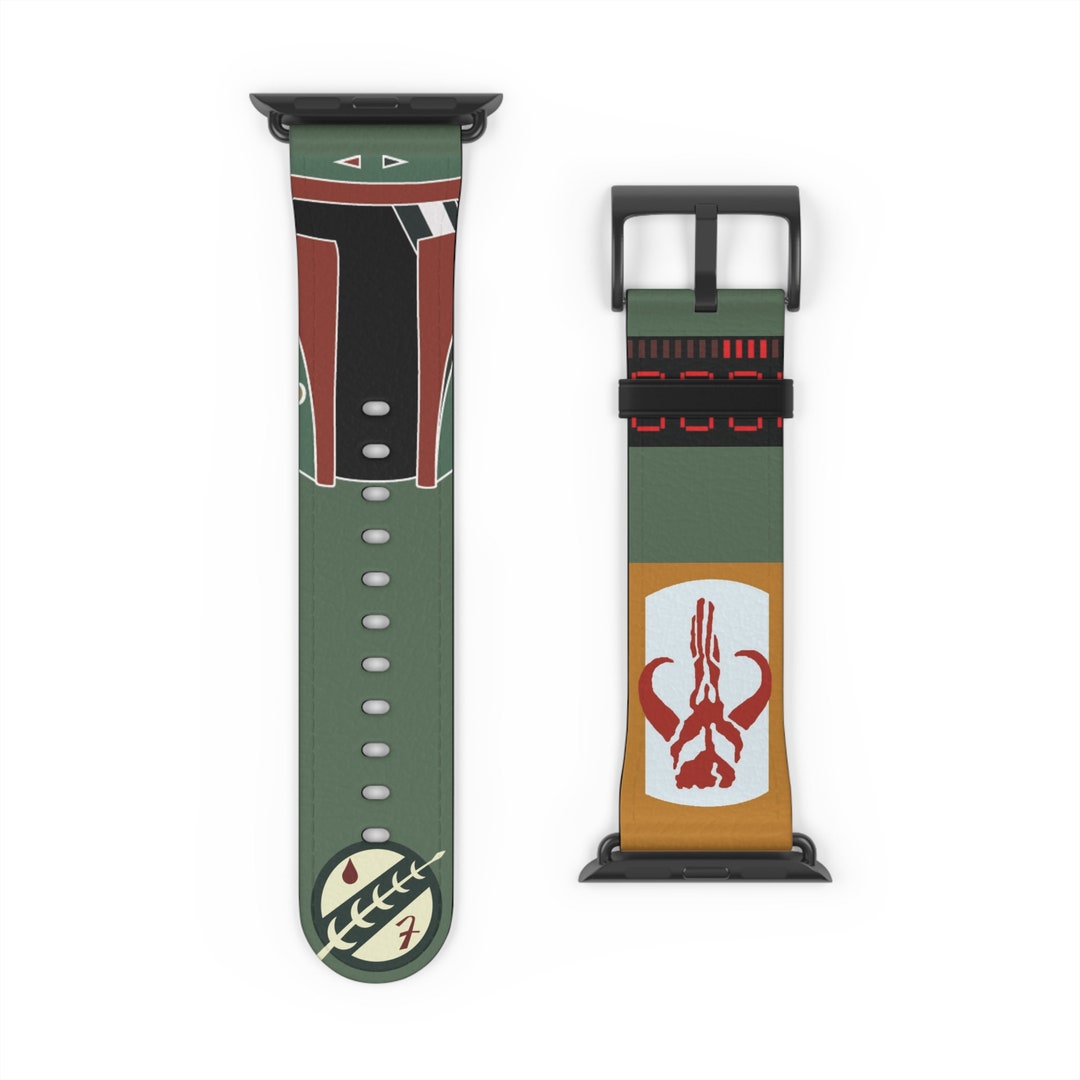 Boba Fett Mando Bounty Hunter Band for Apple Watch - 32 - 41mm and 42 ...