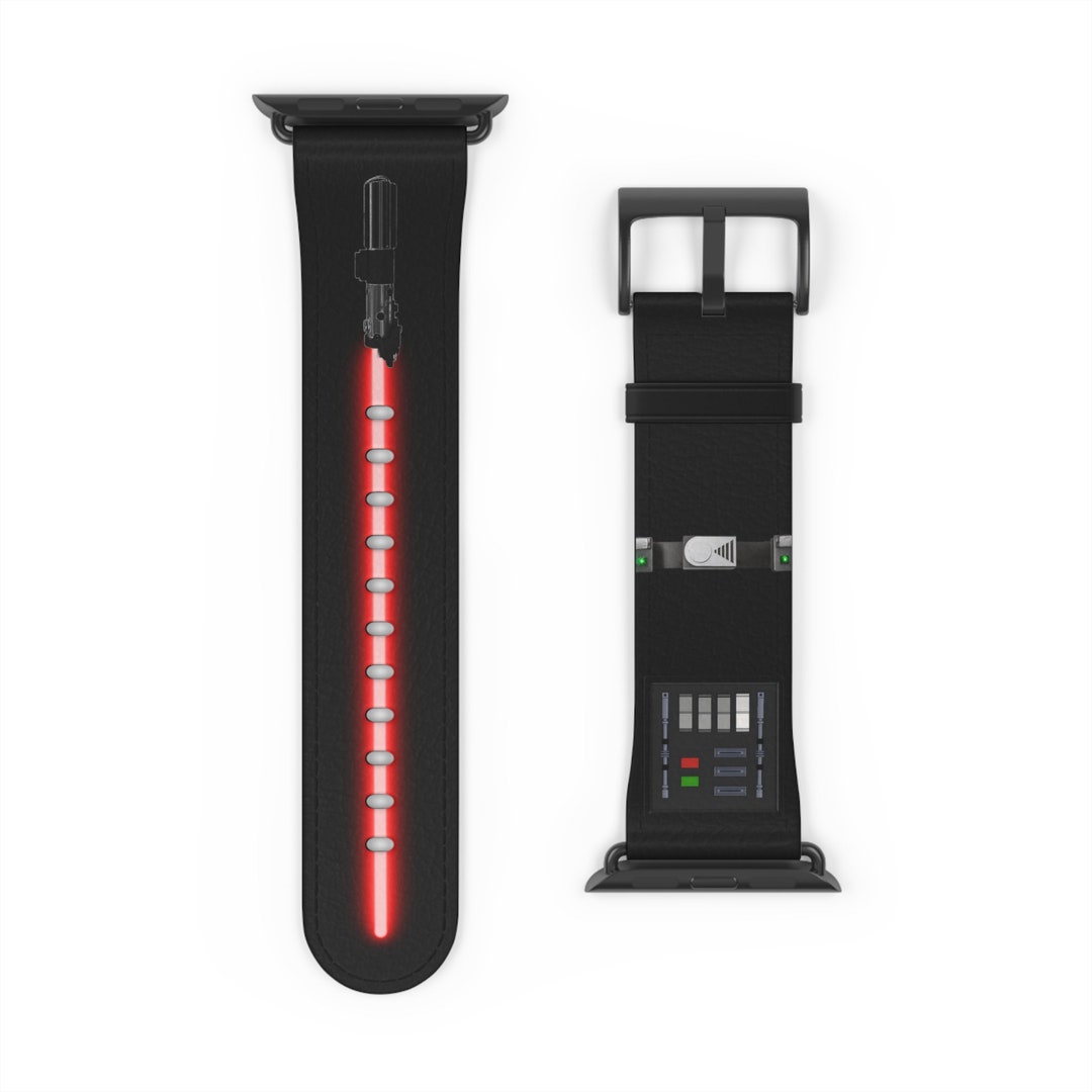 Darth Vader Apple Watch Band - Star Wars Watchband - Lightsaber - 32 ...