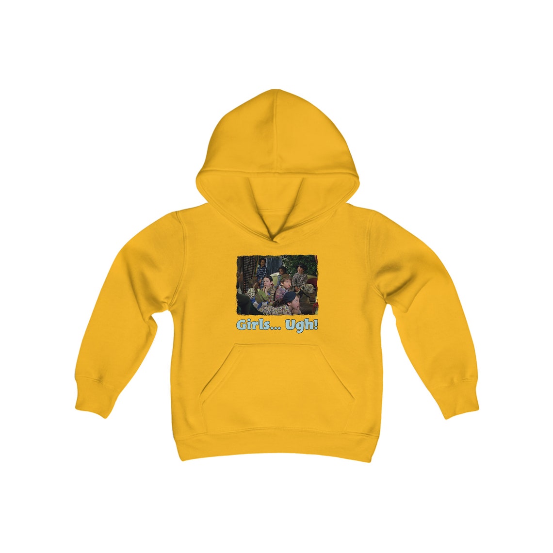 Youth 'girls...ugh!' Hoodie - Little Rascals Valentine - Funny ...
