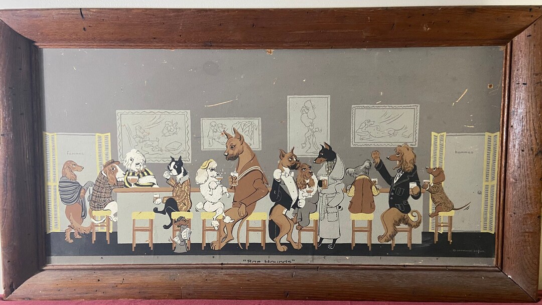 Bar Hounds by Constance Depler - Etsy