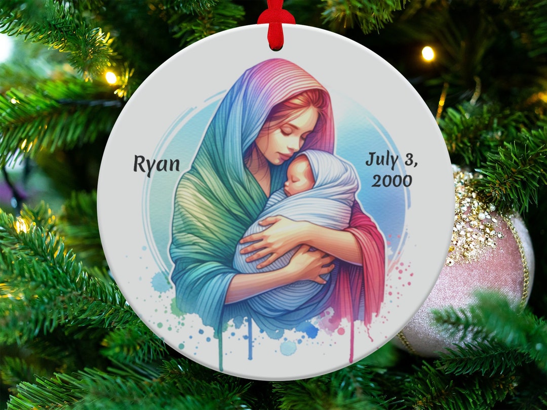 New Mom and Child Ornament, Gift for New Mom Keepsakes, Custom ...