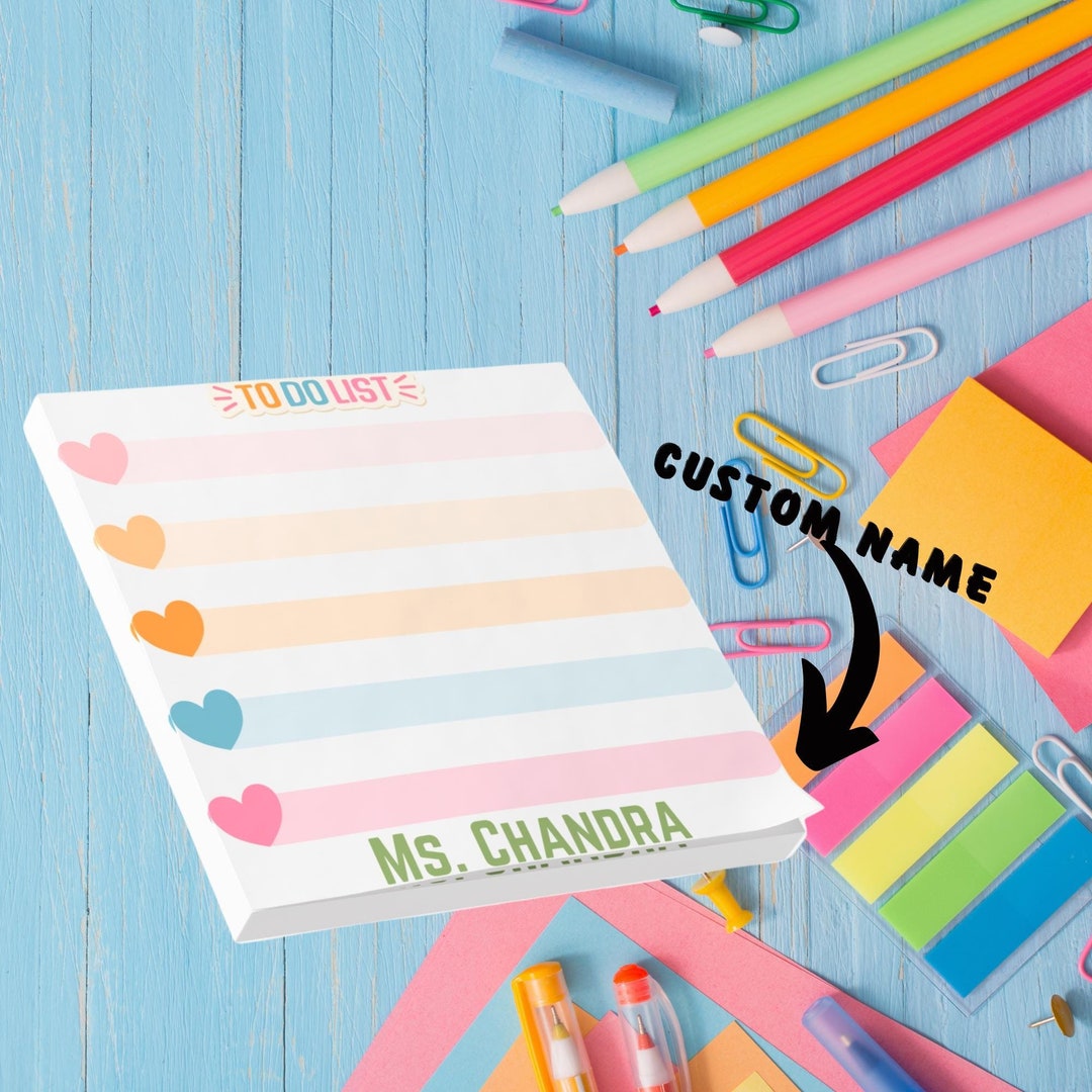 Teacher Appreciation, Post-it® Note Pads, Customized Notepad ...