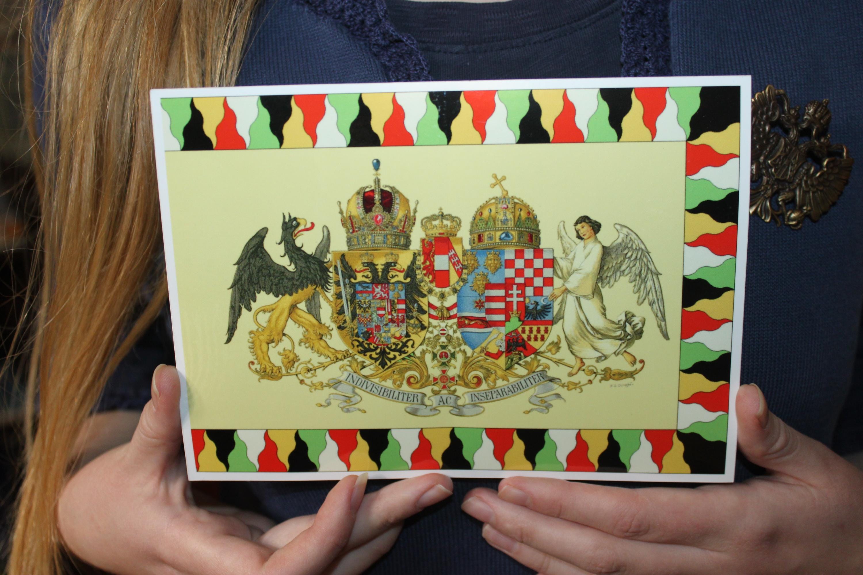 Large Austro-hungarian Infantry Flag Sticker, Vexillology Gifts ...