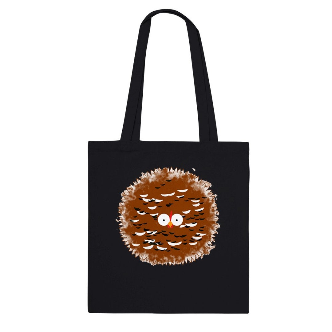 Fluffed-up Chicken Classic Tote Bag - Etsy