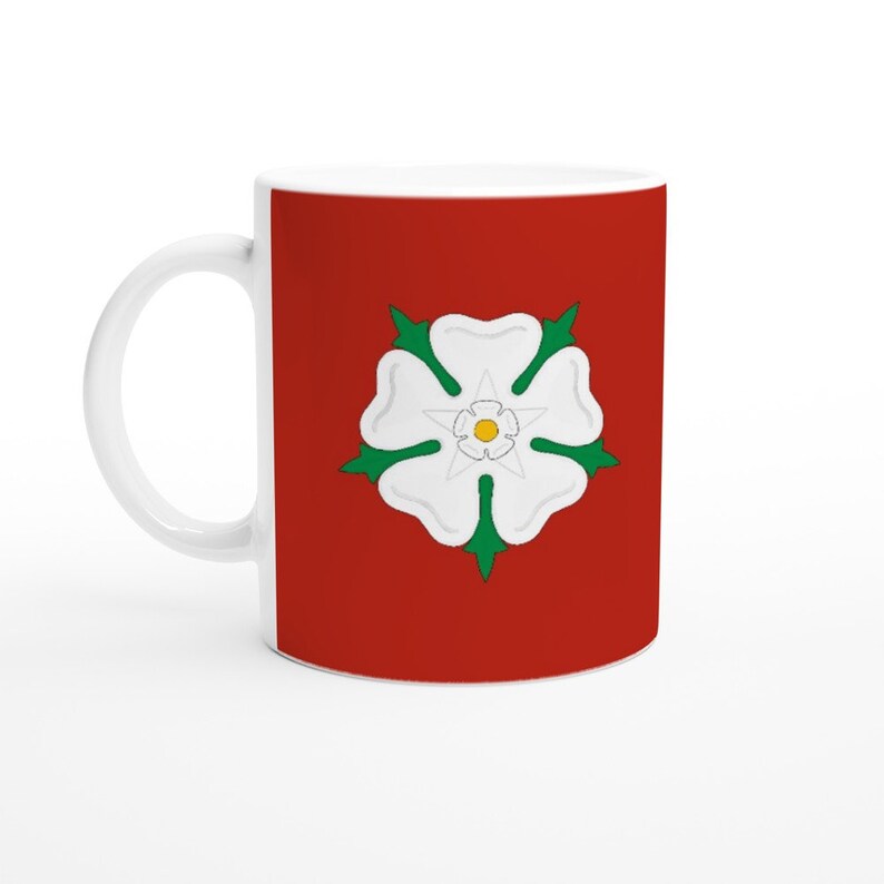 Jacobite Rose Mug, Heraldic Rose Coffee Cup, Jacobite Gifts, Jacobite ...