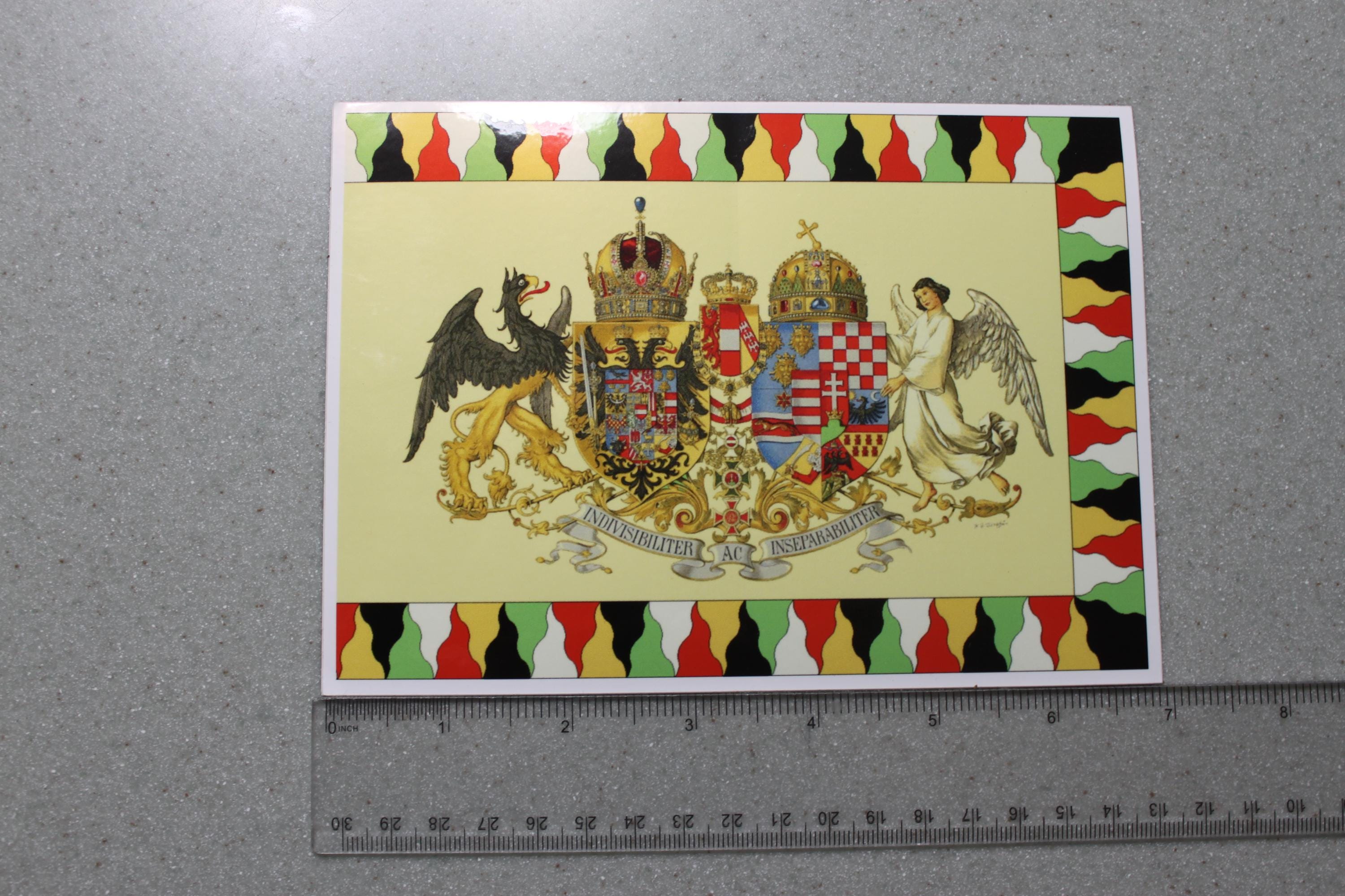 Large Austro-hungarian Infantry Flag Sticker, Vexillology Gifts ...
