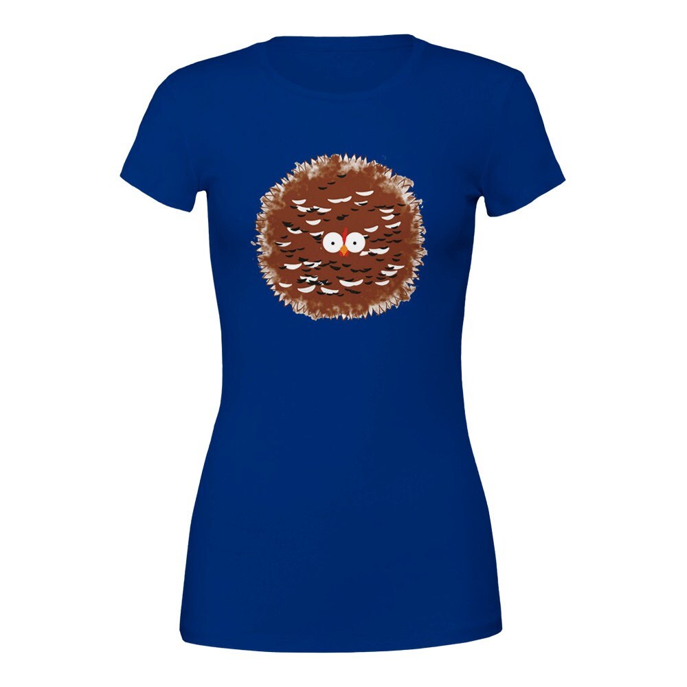 Fluffed-up Chicken Premium Womens' Crewneck T-shirt Bella Canvas 6004 ...