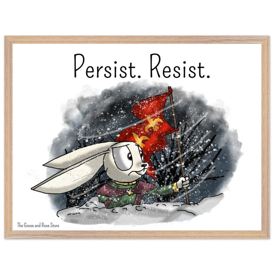 Persist. Resist. Premium Framed Inspirational Scuttlefluff Poster ...