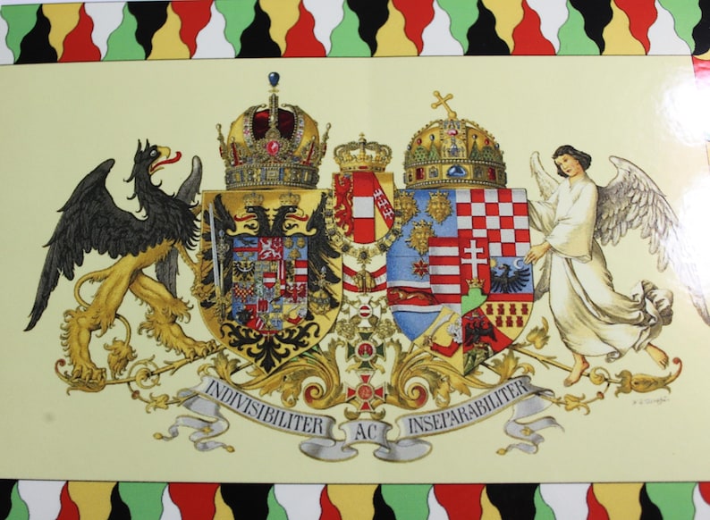 Large Austro-hungarian Infantry Flag Sticker, Vexillology Gifts ...
