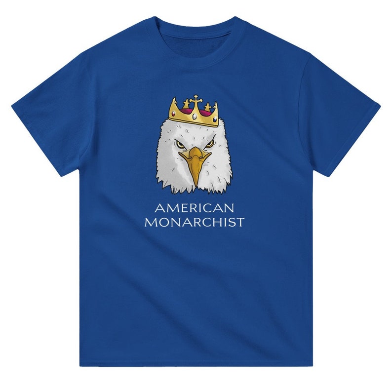 American Monarchist Heavyweight Unisex Crewneck T-shirt Gildan® 5000 - Etsy