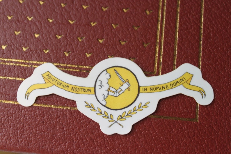Latin "our Help is in the Name of the Lord" Vinyl Sticker, Catholic ...
