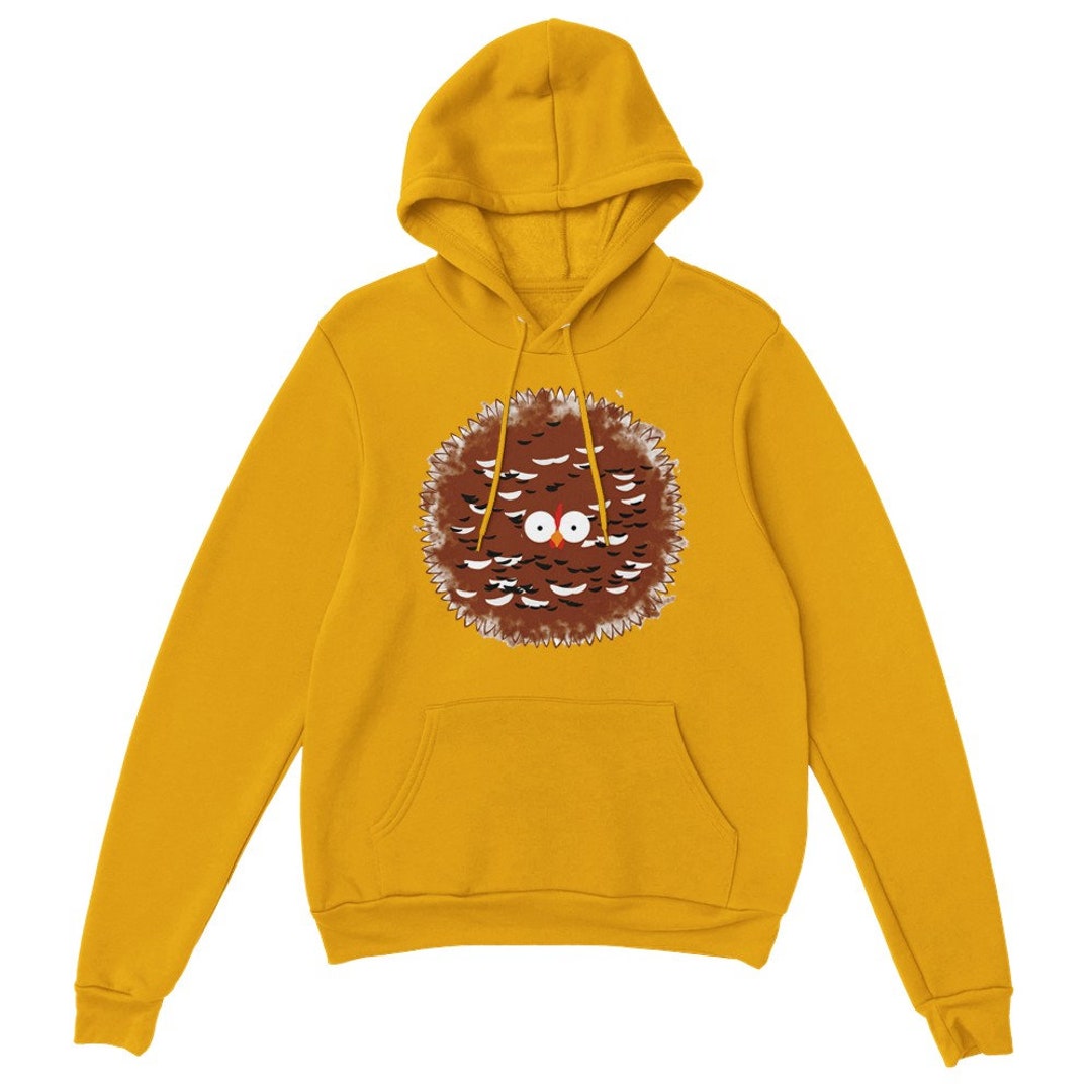 Fluffed-up Chicken Premium Unisex Pullover Hoodie - Etsy