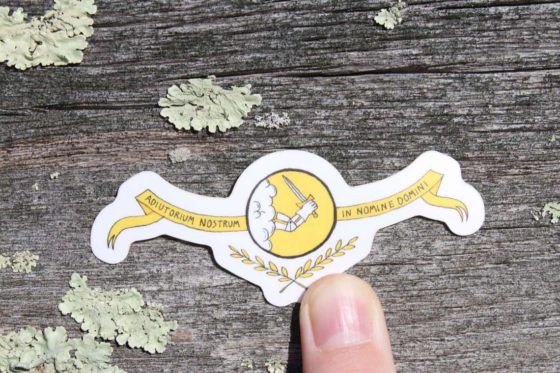 Latin "our Help is in the Name of the Lord" Vinyl Sticker, Catholic ...