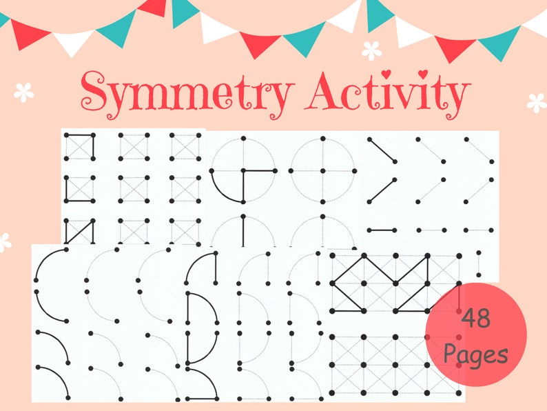 Symmetry Activity, Fine Motor Activity. Printable Activity for Kids ...