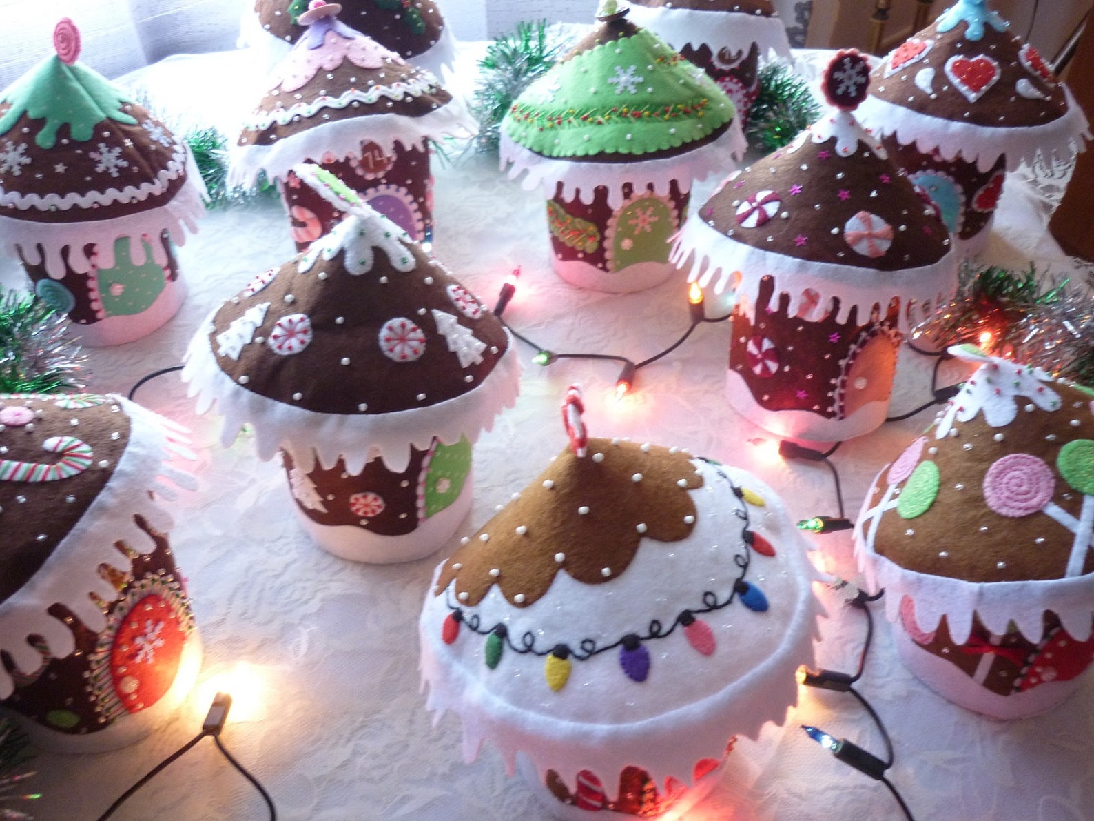 Gingerbread Houses Advent Calendar, Christmas Countdown - Etsy