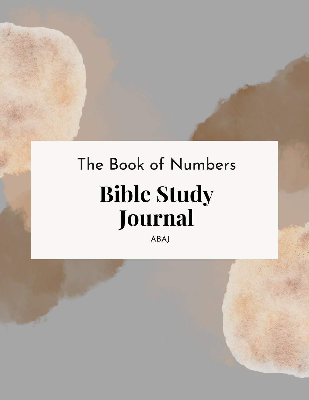 The Book of Numbers Bible Study Journal | Digital Bible Study | Instant Download | Hyperlinked ...