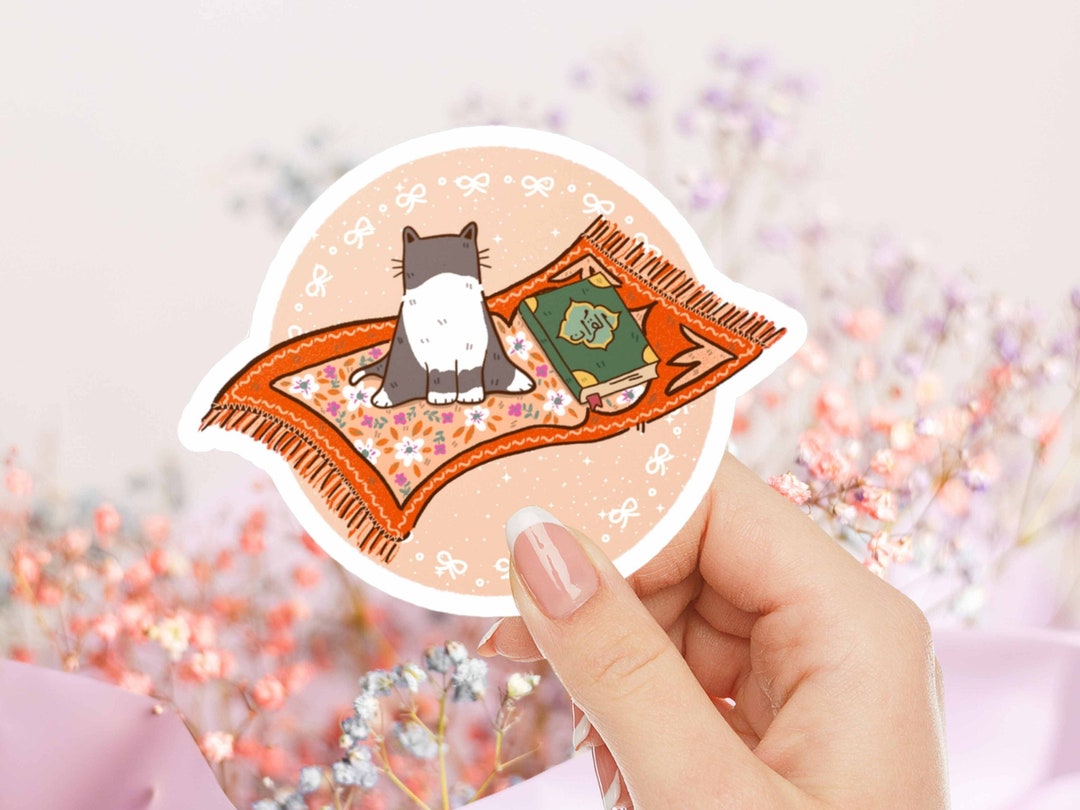 Cat Sticker Prayer Rug Sticker Islamic Stickers for Ramadan Eid Gifts ...