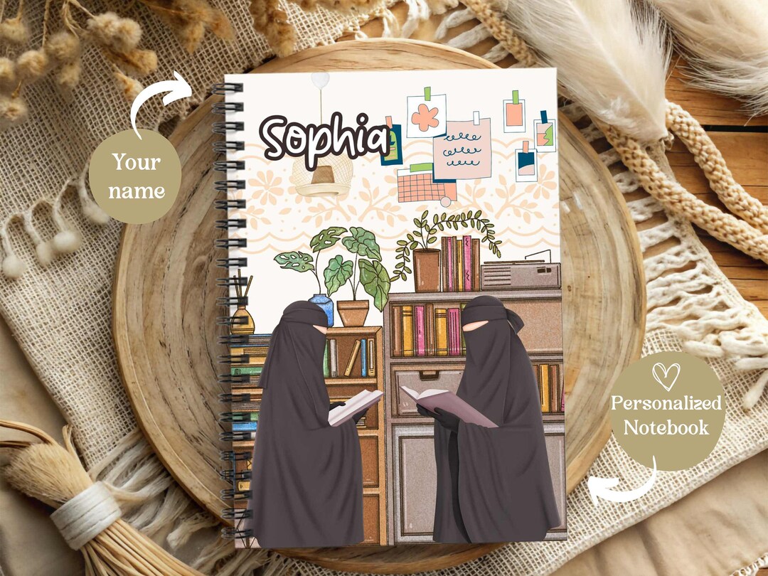 Custom Notebook for Muslim Niqabi Journal Gift for Muslimah Hijabi ...
