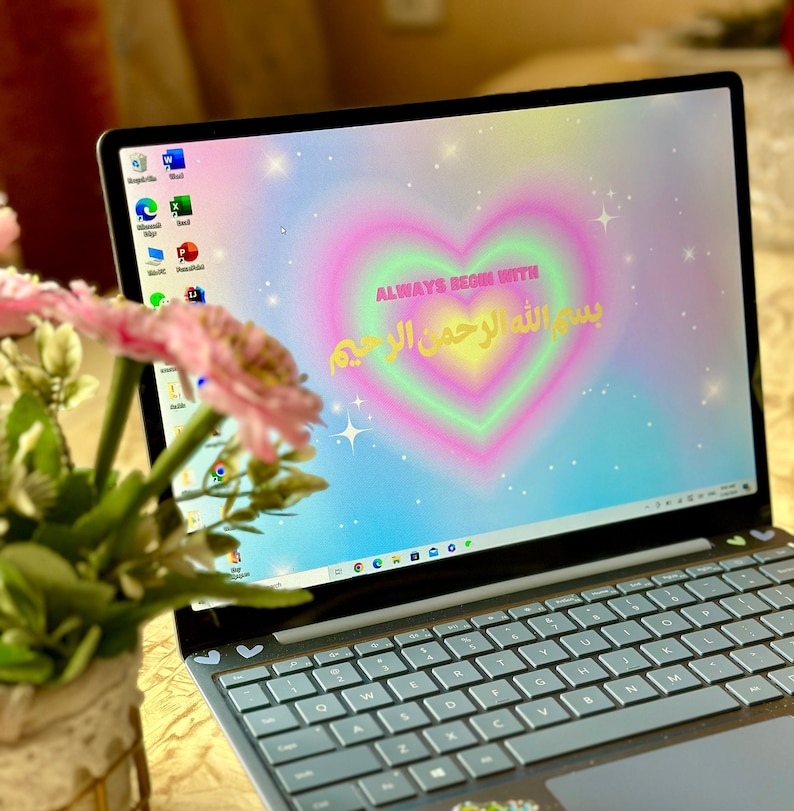 Islamic Cute Desktop Wallpaper Backdrop Bismillah Backdrop Islamic Art ...