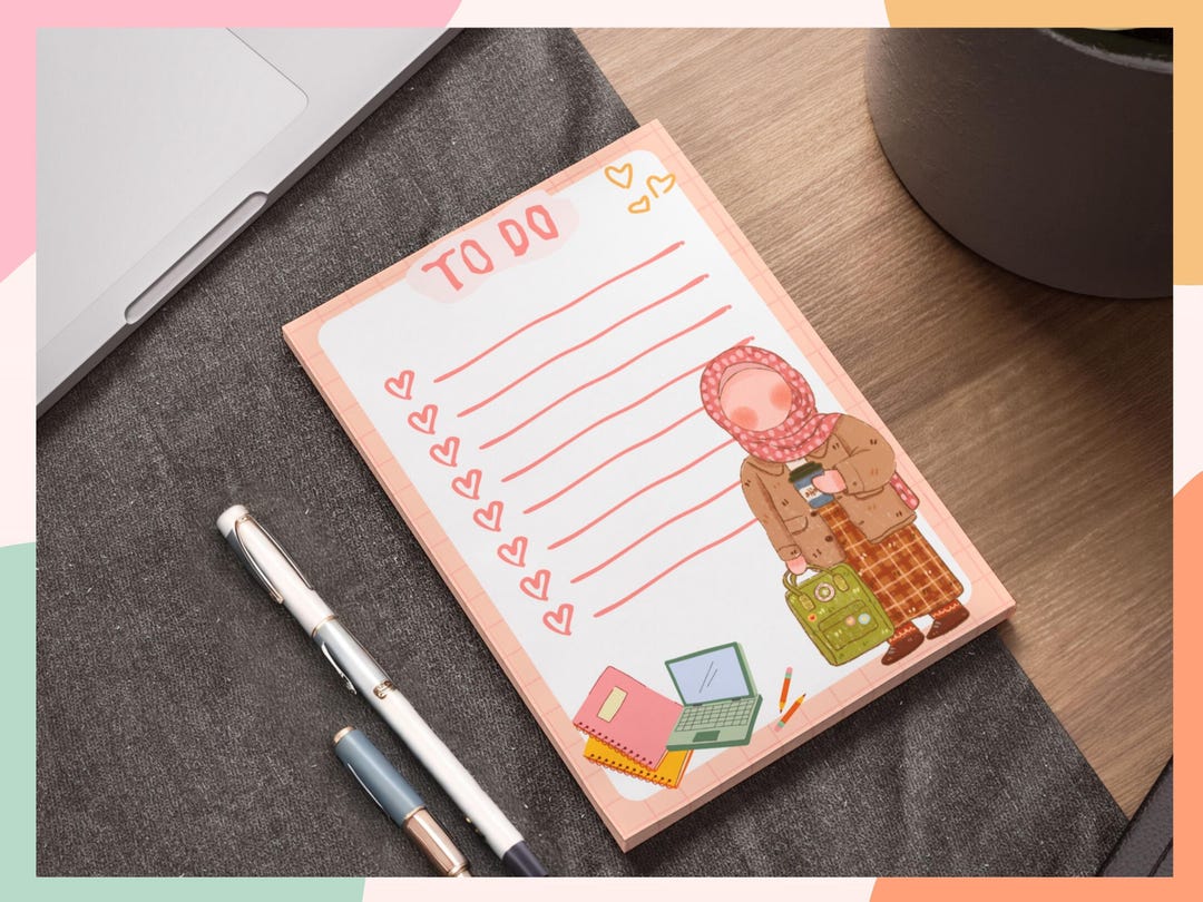 Cute Notepad Islamic Planner to Do List for Kids Sticky Notes Cute ...