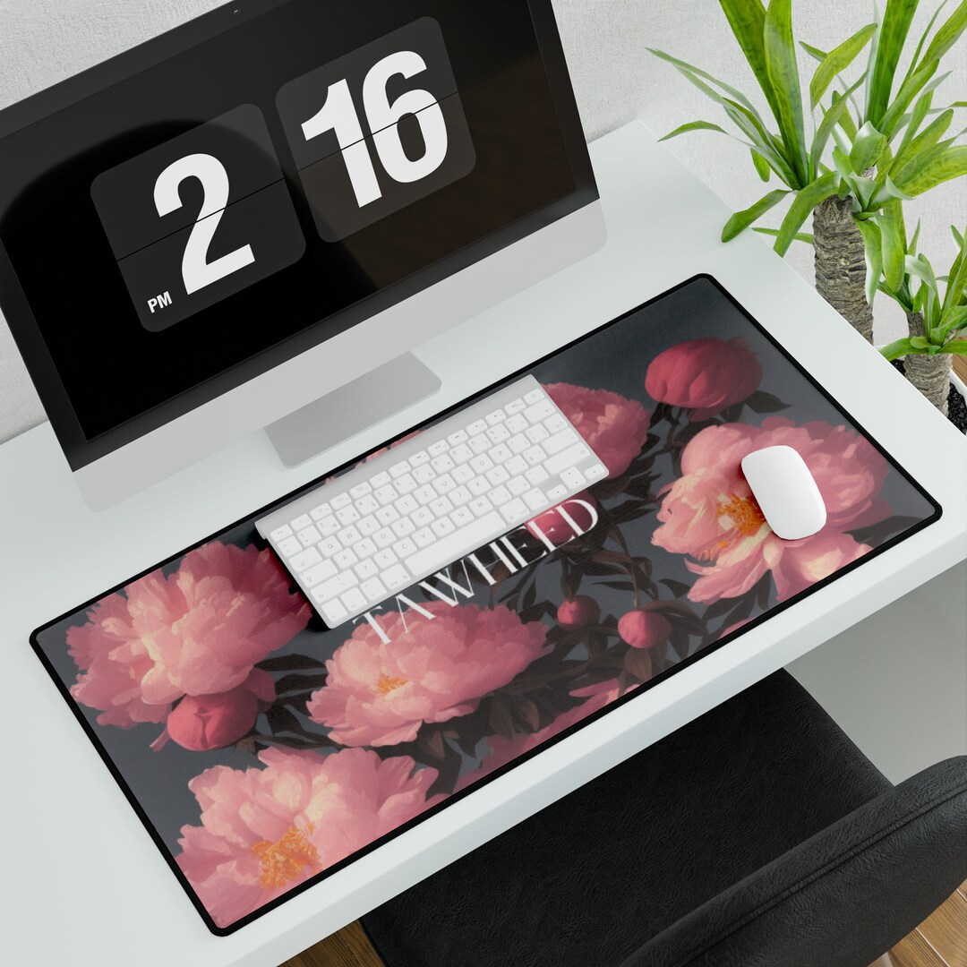 Desk Mats Islamic Desk Setup Aesthetic Desk Mat Minimalistic - Etsy